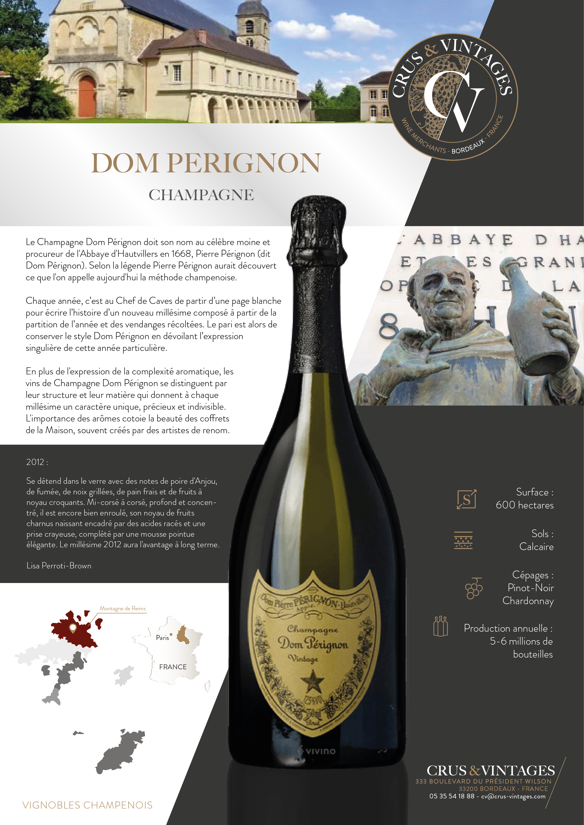 Dom Perignon - Crus & Vintages