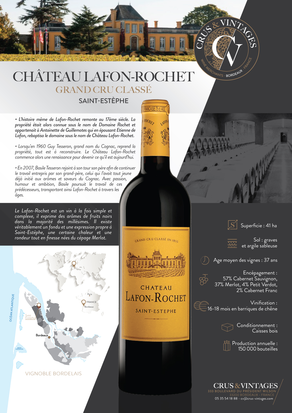 Château Lafon Rochet - Crus & Vintages