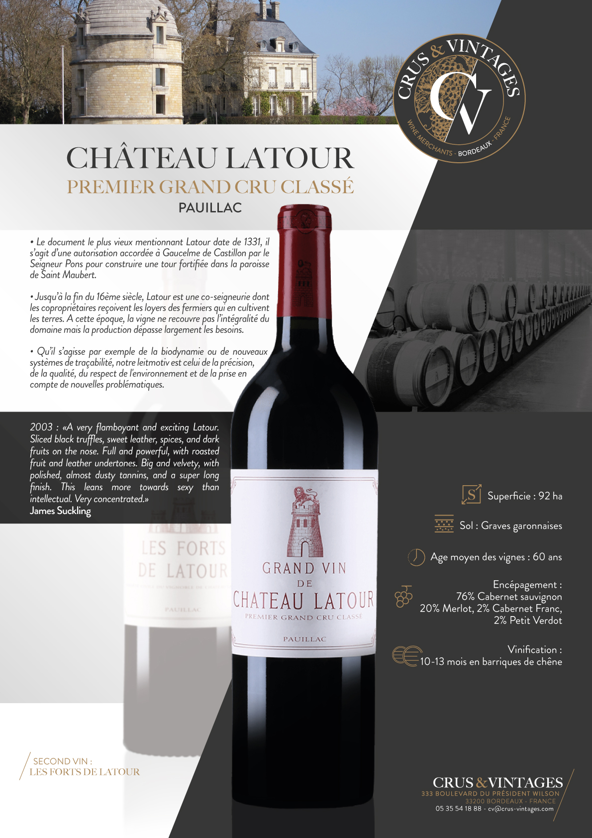 Château Latour - Crus & Vintages