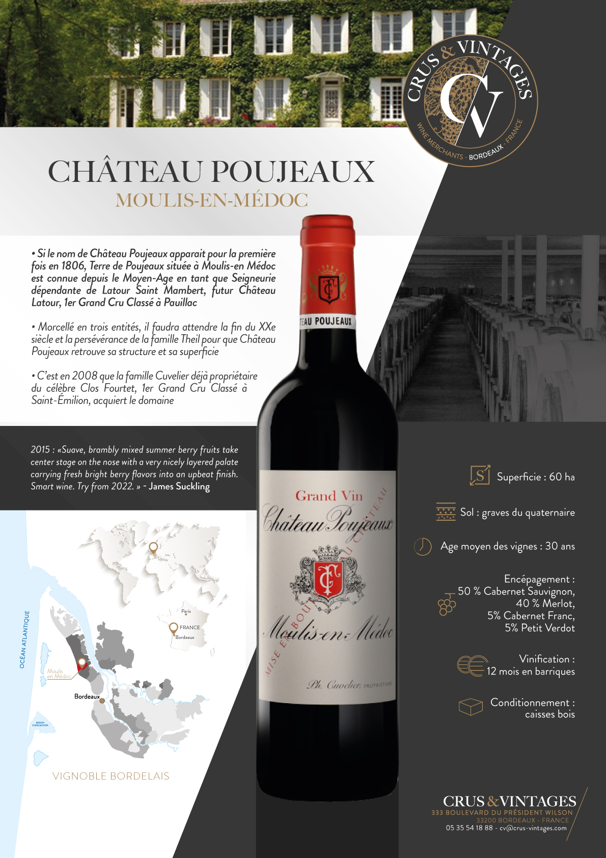 Château Poujeaux - Crus & Vintages