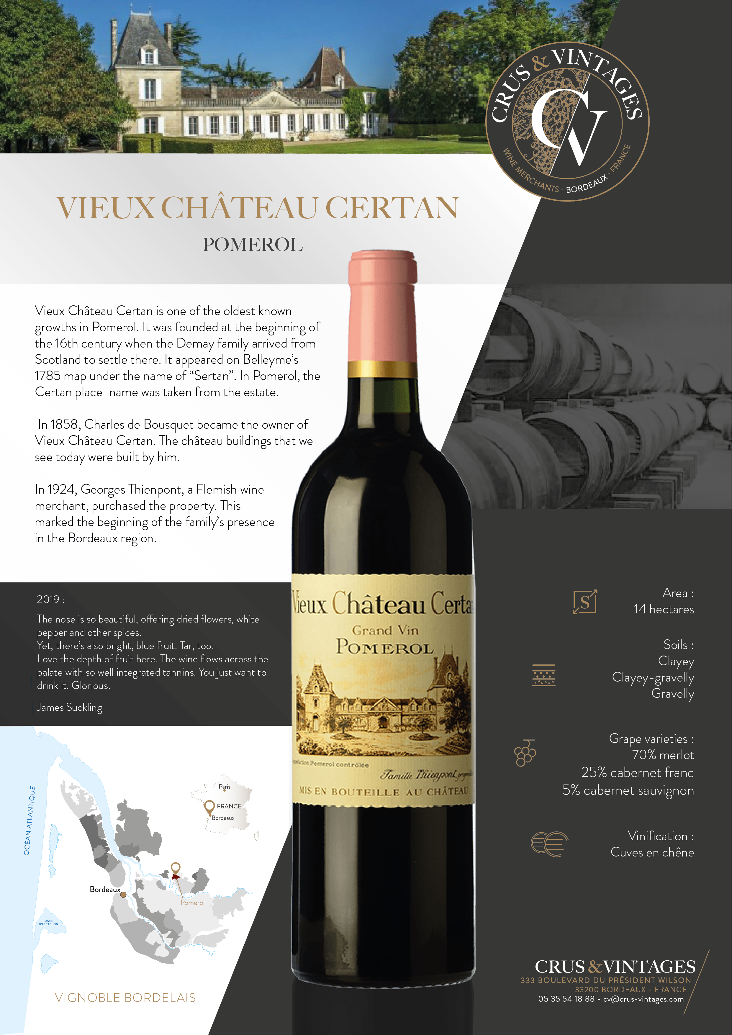 Vieux Château Certan - Crus & Vintages