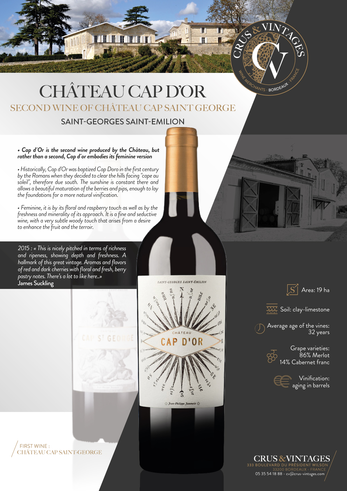 Château Cap d'Or - Crus & Vintages